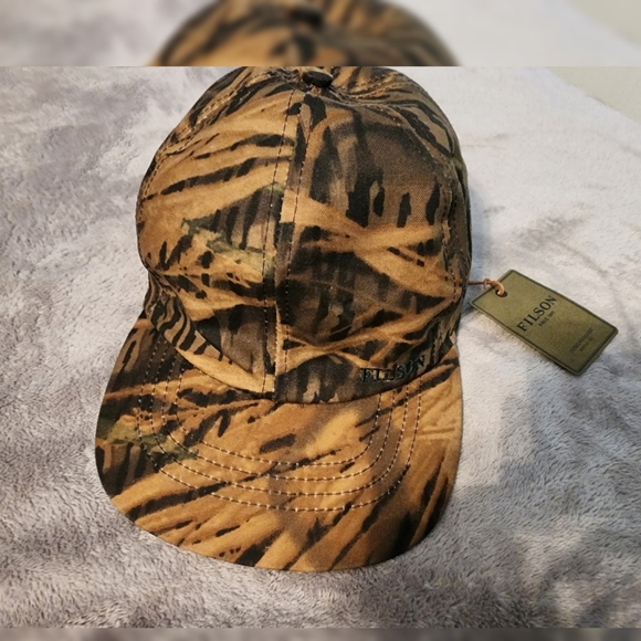 Filson | Accessories | Filson Tin Cloth Baseball Cap With Wool Flap ...